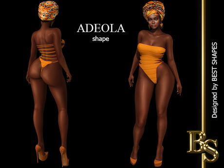 Second Life Marketplace - [BS] ADEOLA female shape for LeLUTKA Briannon EvoX & LEGACY / Maitreya ...